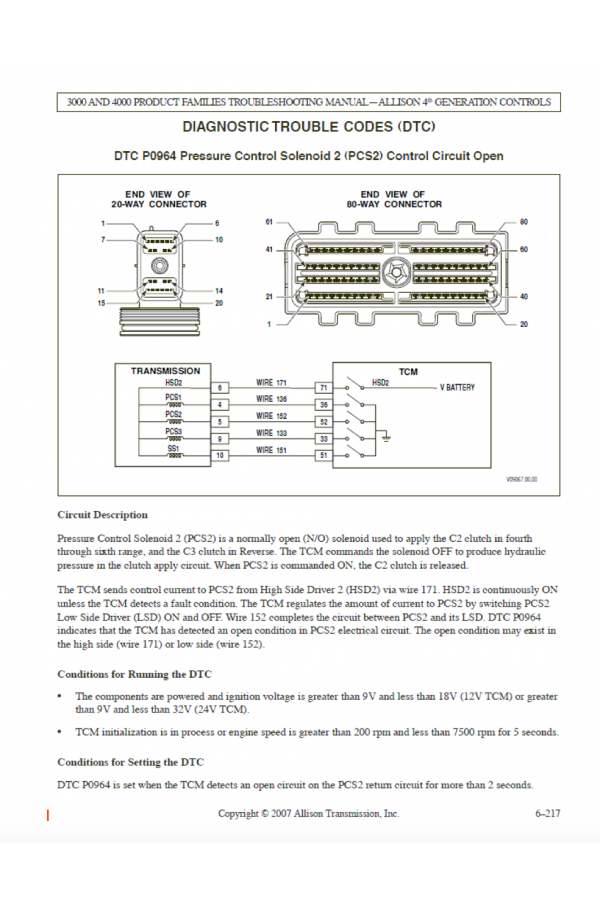 Allison Transmission Tcm Wiring Diagram